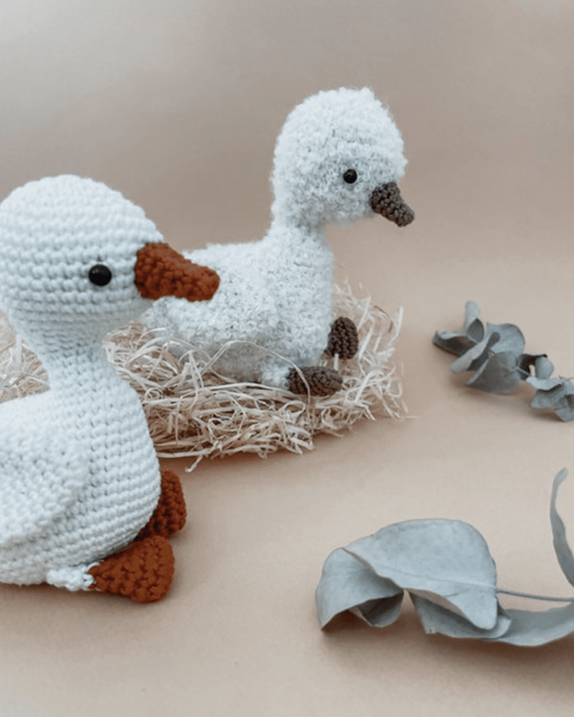 Patron du bébé cygne - annabcrochet.fr